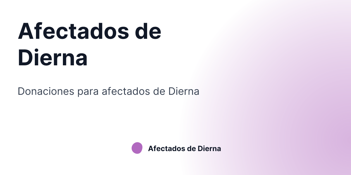 Afectados de Dierna